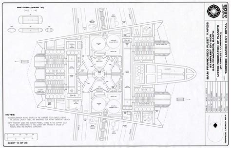 Star Trek Blueprints Miranda Class Cruiser General Plans U S S Miranda Ncc 1833