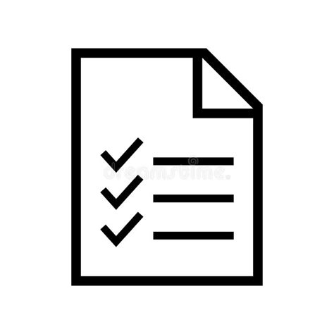 Icono De Documento Ilustración Del Vector Ilustración De Texto 306284686