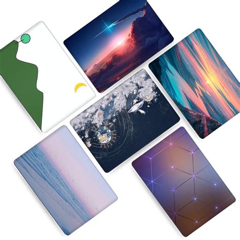 Pcs Universal Scenery Laptop Stickers Decal Self Adhesive Vinyl Inches Notebook