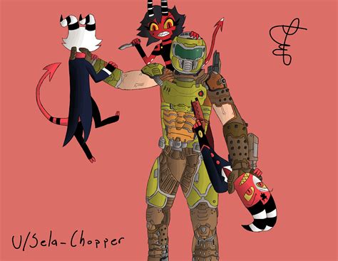 Doom Slayer Vs I M P Made By Me [oc] R Helluvaboss