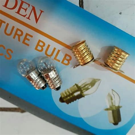 Jual Bohlam Senter Drat 25v E10 Plus Piting Miniature Bulb Shopee