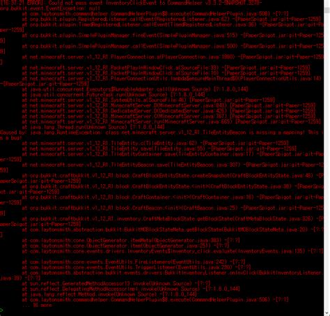 Tileentitybeacon Is Missing A Mapping · Issue 940 · Papermcpaper · Github