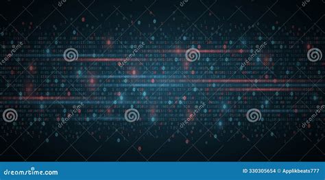 Technology Background Of Binary Code Software Code Random 0 And 1