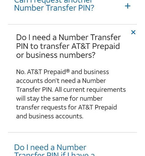 How To Obtain Transfer PIN AT T Community Forums