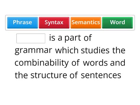 Syntax Clauses Sentence Types Complete The Sentence