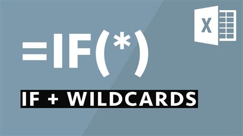 Partial Text Match With If Function In Excel Wildcards Youtube