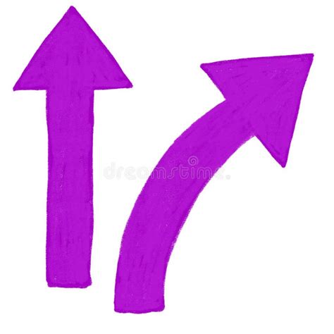 Small Arrow Pointing Down Purple
