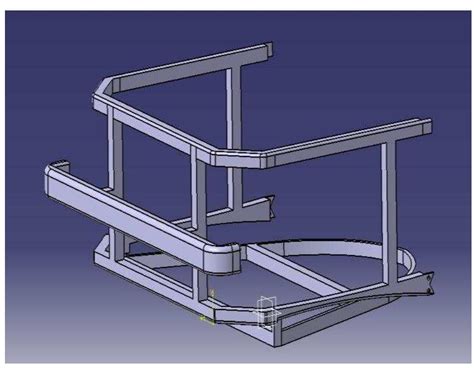 Figure 4 Crash Analysis Of Car Chassis Frame Using Finite