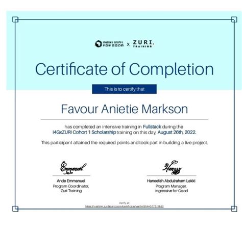 Favour Markson On Linkedin Certified Webdevelopment
