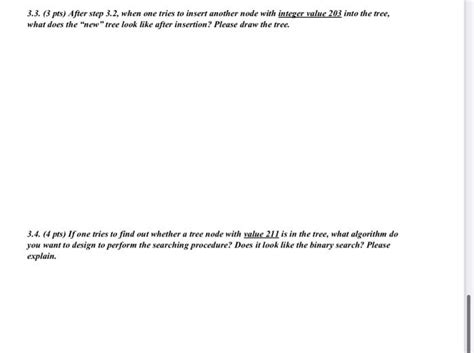 Solved 3 Given A Binary Search Tree Shown Below Node