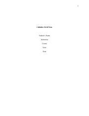 Comprehensive Cellulitis SOAP Note Patient Assessment Guide Course Hero