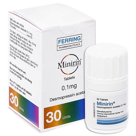 Thuốc Minirin 01mg điều Trị Tiểu Không Tự Chủ Tiểu đêm 30 Viên