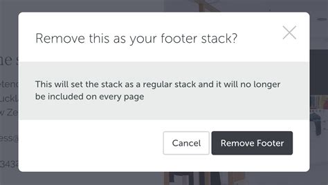 How To Add Edit Or Remove A Site Wide Footer Stack Rocketspark