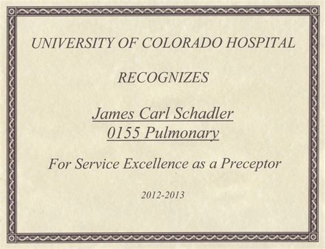 Preceptor Certificate James Rn Level Iii