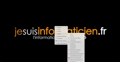 Cest Quoi Le Menu Contextuel Dans Windows Jesuisinformaticien Fr