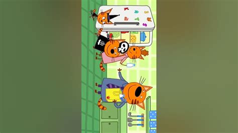 Мультфильм для детей три кота день страшилок Youtube