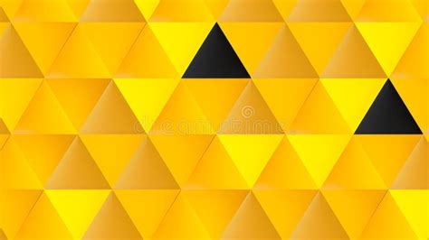 dynamic pattern of yellow triangles futuristic wallpaper stock
