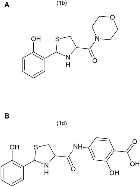 Structure Of The Thiazolidine Derivatives A 1b Download