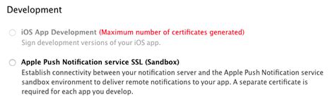 Ios How Many Apple Push Notification Certificate Can Create In Both