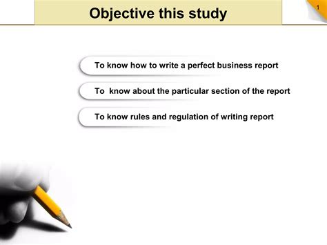 A Formal Business Report PPT