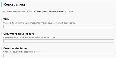 Documentation Content Issues No Longer Support Markdown When Filed