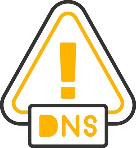 Dns Resolution Failed Line Two Color 67430871 Vector Art At Vecteezy