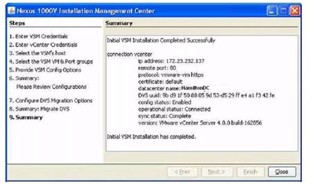 Cisco Nexus 1000V Getting Started Guide Release 4 2 1 SV1 4a Configuring The Software Using