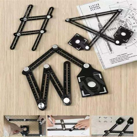 Six Fold Ruler Intelligent Scene Measurement Drill Conductor To Open Ceramic Tile With