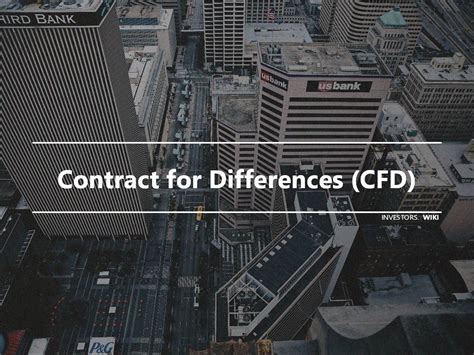 Contract For Differences Cfd Investors Wiki