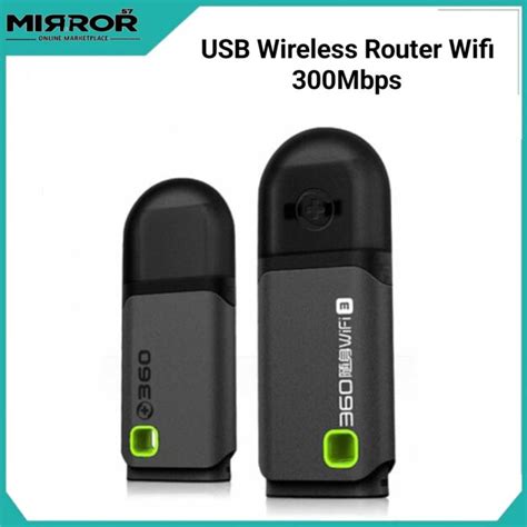 Usb Wireless Adapter Mbps Router Wifi Penyebar Sinyal Wifi Di Pc Laptop Komputer Lazada