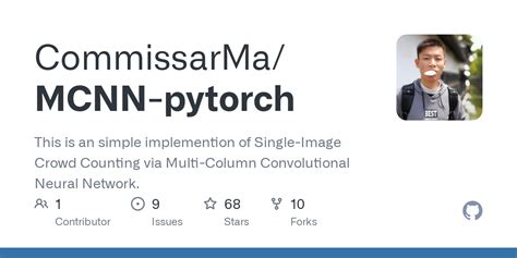 github commissarma mcnn pytorch this is an simple implemention of