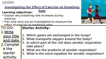 Investigating The Effect Of Exercise On Breathing Rate PowerPoint