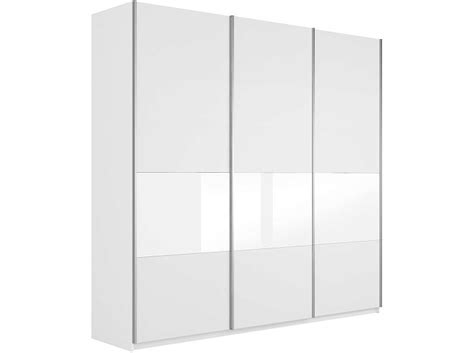 Шкаф купе Прайм Премиум 3 х дверный фасад дсп стекло белое Серебряный