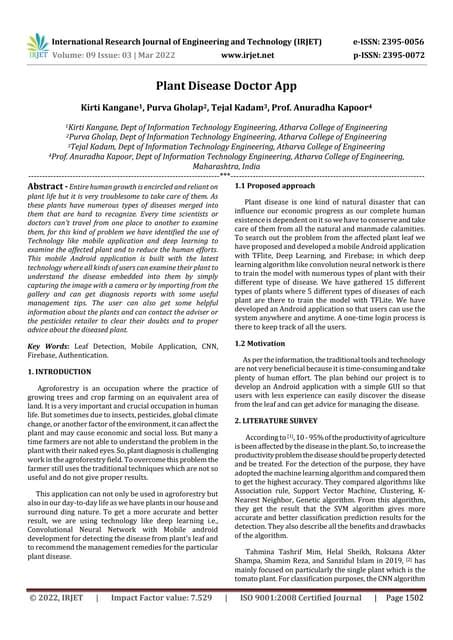 Plant Disease Detection Using Machine Learning Algorithm 1 Pptx