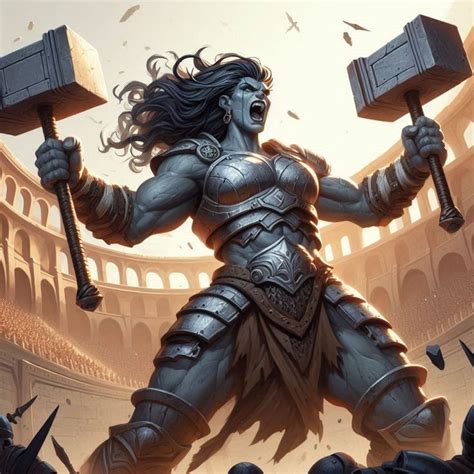 Goliath Champion Fighter Female Female Stone Giant Goliath Female