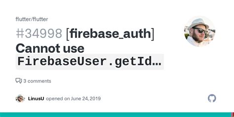 [firebase auth] cannot use `firebaseuser getidtoken ` when offline