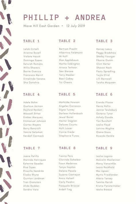 Free Online Seating Chart Maker Design Custom Seating Charts In Canva