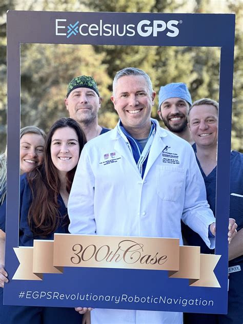 Dr Michael Gallizzi Performs 300th Robotic Surgery With Excelsiusgps®