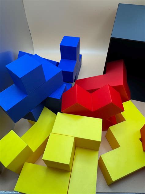 Bedlam Cube Puzzle 12 Pentacubes In 3 Sizes Perfect For Teachers