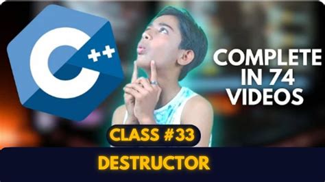 Destructor In C C Tutorials For Beginners Youtube