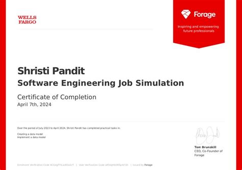 Shristi Pandit On Linkedin Jobsimulation Wellsfargo Careergrowth Linkedin
