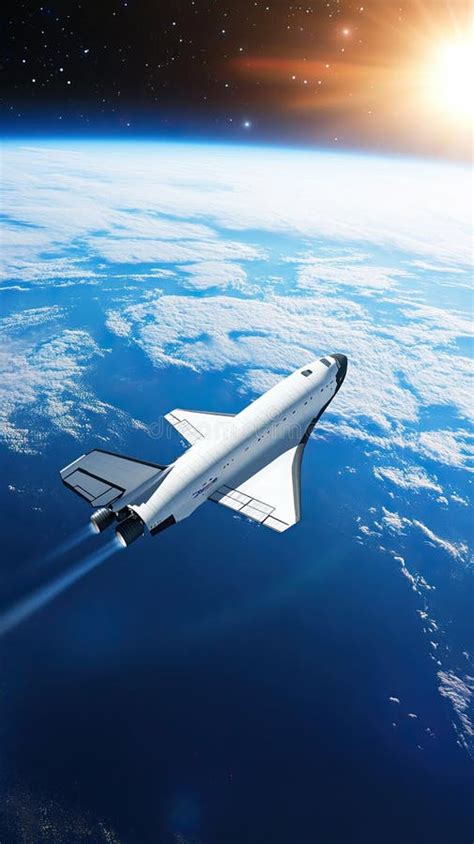 Exploring The Challenges Of Space Planes In Low Earth Orbit Missions Stock Image Image Of