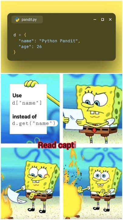 Why Use Get For Python Dictionaries Read First Comment Shorts
