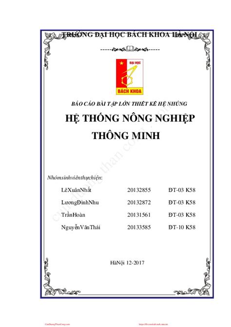 PDF Thiết Kế Hệ Thống Nhúng Đh Bách Khoa Hn Vu Duc Ngo Code Pdf