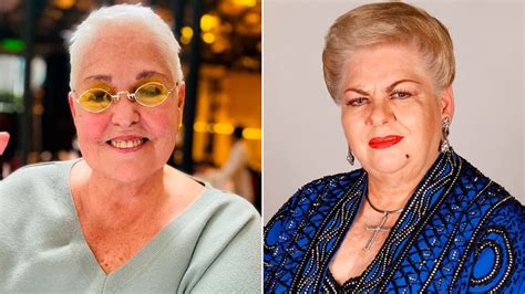 파키타 라 델 바리오 Paquita La Del Barrio 는 루피 타 달레시오와의 콘서트 일정을 변경했는지 고백했다 Infobae