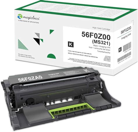 56f0z00 Imaging Unit 1 Pack Black Compatible Ms312 Imaging Unit Replacement For