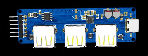 带串口的usb Hub（已验证2月有余工作稳定） 立创开源硬件平台