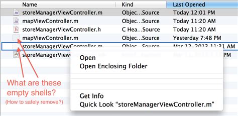 Ios Cleaning Up Empty File References From Collaborated Xcode Projects Stack Overflow