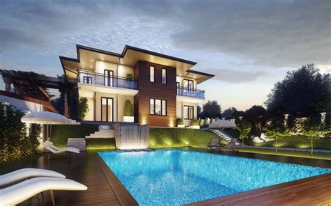 Красивые трехэтажные дома 44 фото красивые картинки и Hd фото