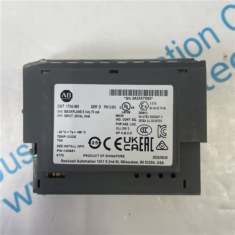 Allen Bradley Controller Module 1734 Ib8 Buy Allen Bradley Controller